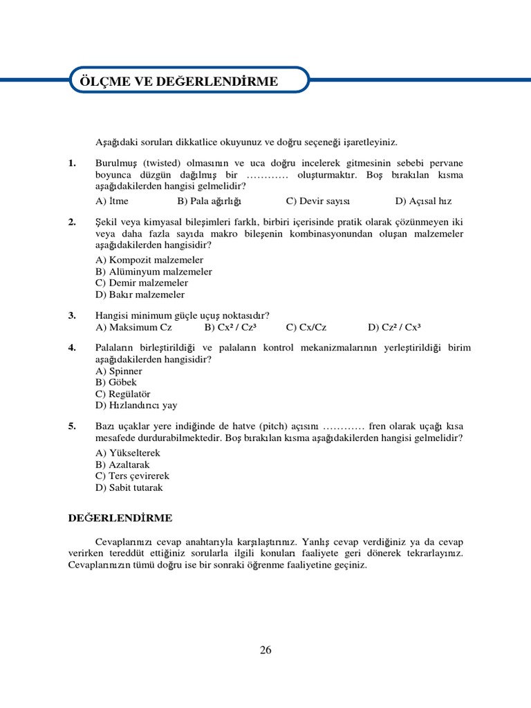 Modul Pervane Sorular | PDF