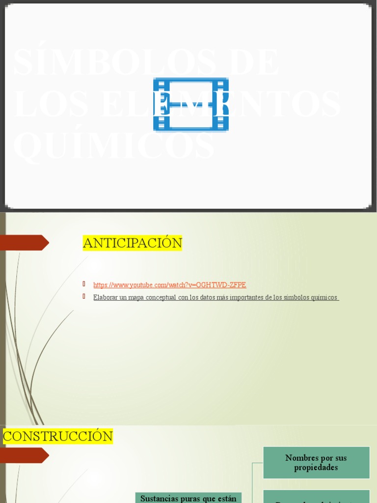 Símbolos de Elementos Químicos | PDF