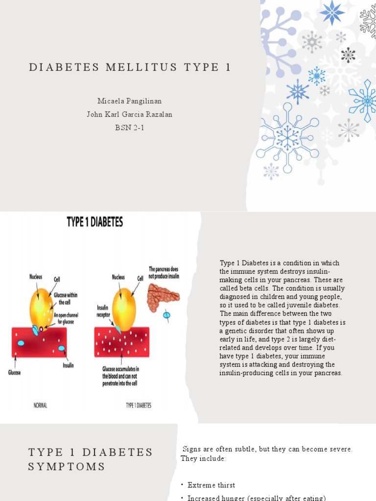 Diabetes Mellitus Type 1 | PDF | Pancreas | Prediabetes