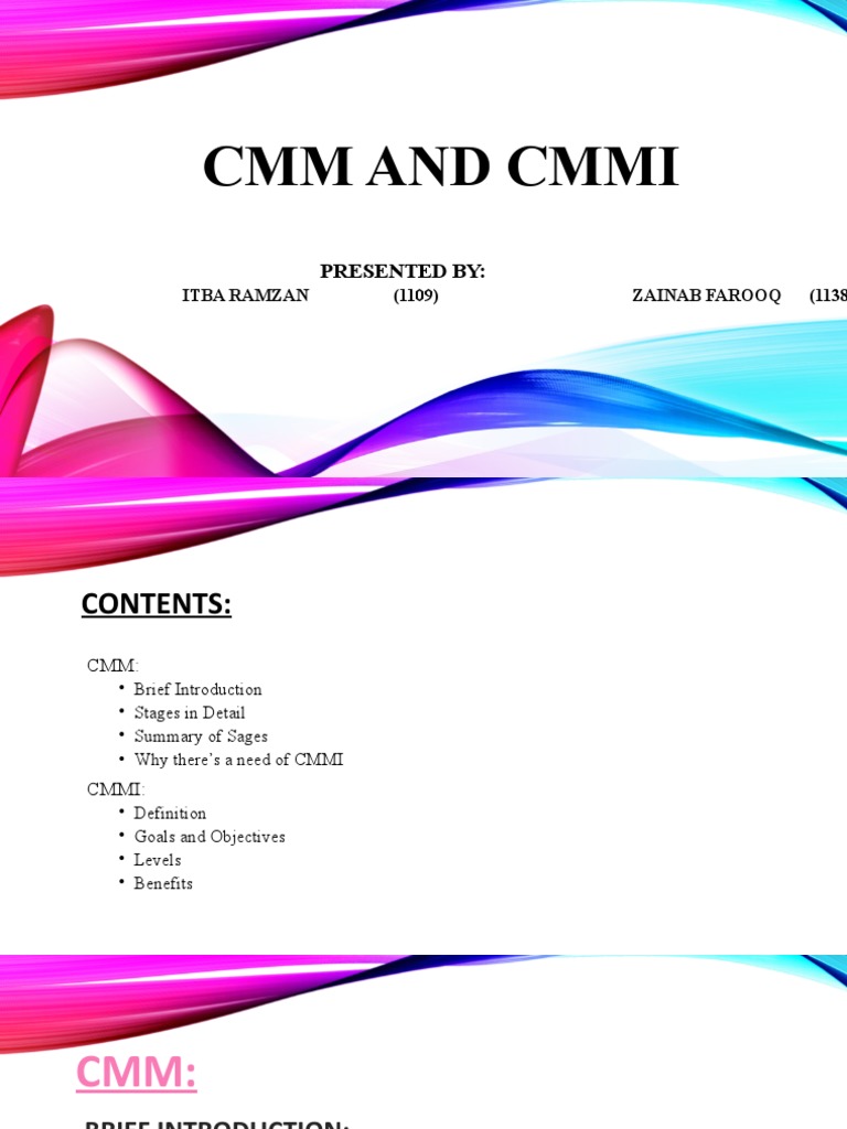 Capability Maturity Models: An Overview of CMM and CMMI Frameworks for ...