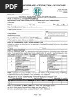 Msunduzi Application Form. | PDF | Institute Of Technology | Employment