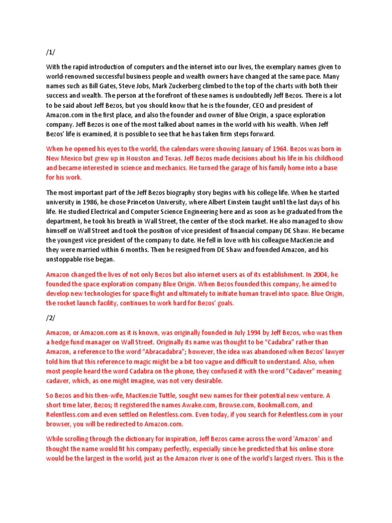 Amazons Organizational Structure | PDF | Amazon Web Services | Online ...