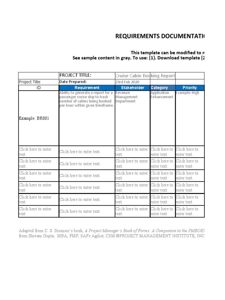 Requirements Documentation Template | PDF | Computing | Computer ...