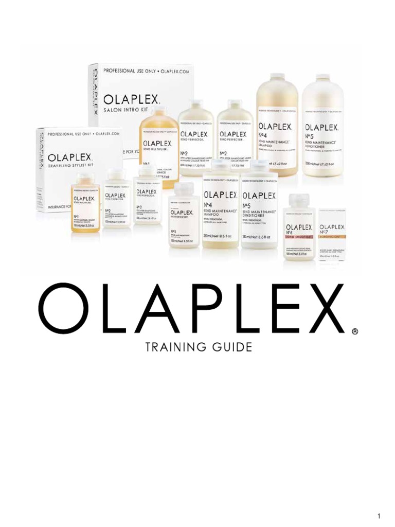 11 13 19 OLAPLEX Training Guide | PDF | Shampoo | Sulfur