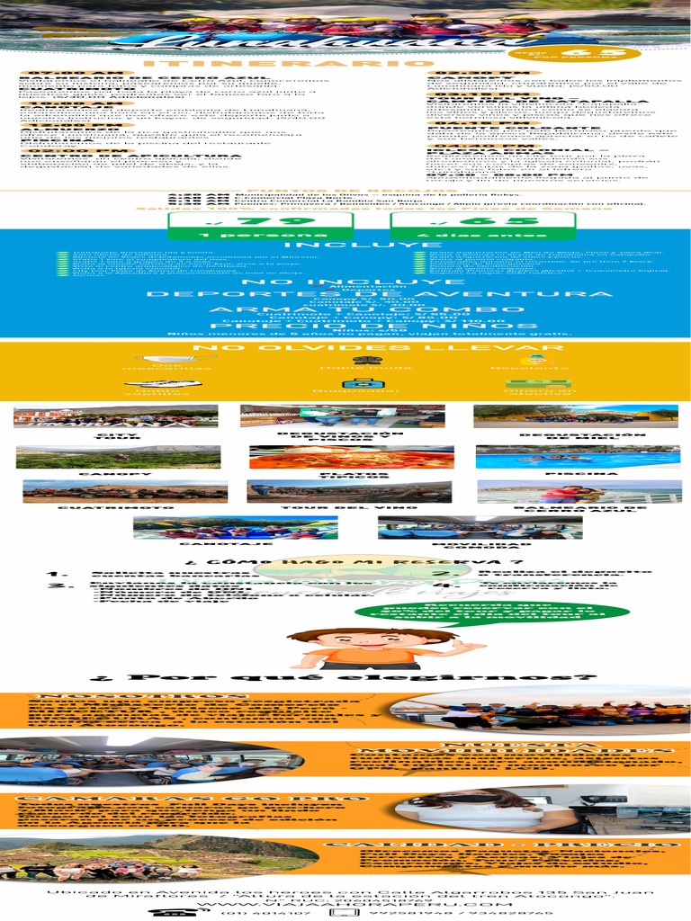 Itinerario de Lunahuana | PDF