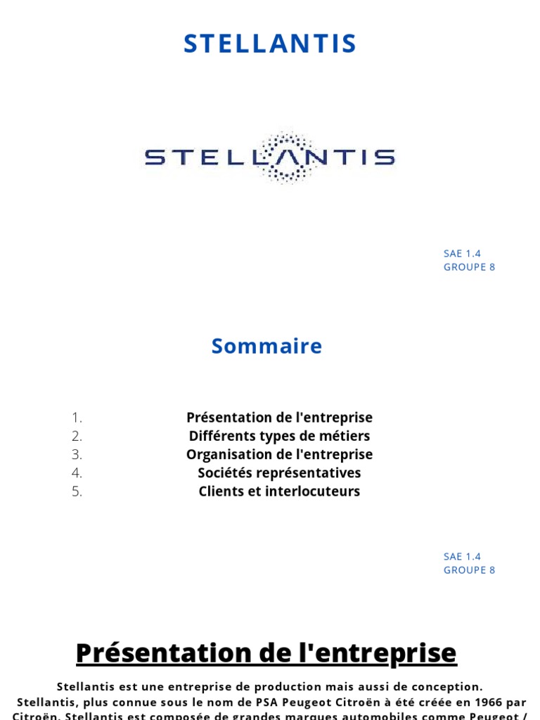 STELLANTIS | PDF | Voitures | Industrie automobile