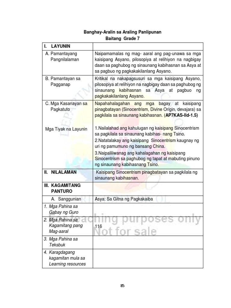 AP G7 Q2 Week 4 (Aralin 10-12) | PDF