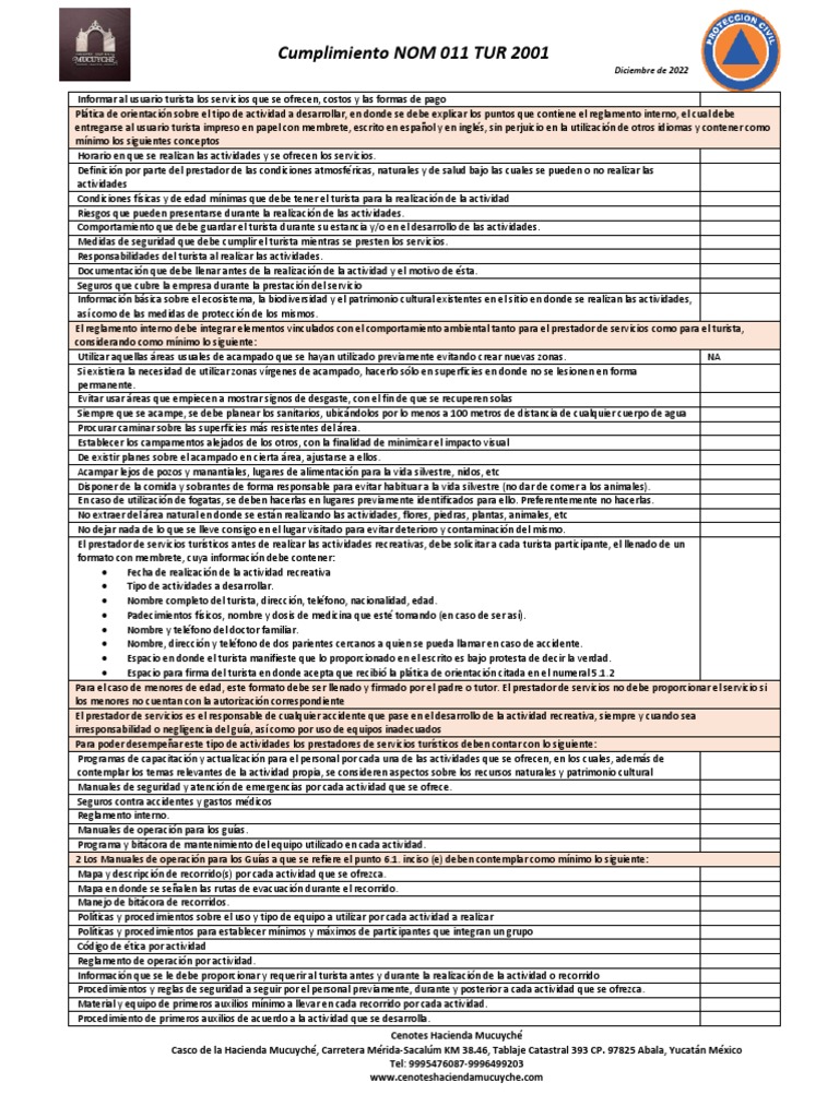 Cumplimiento de La Nom | PDF | México