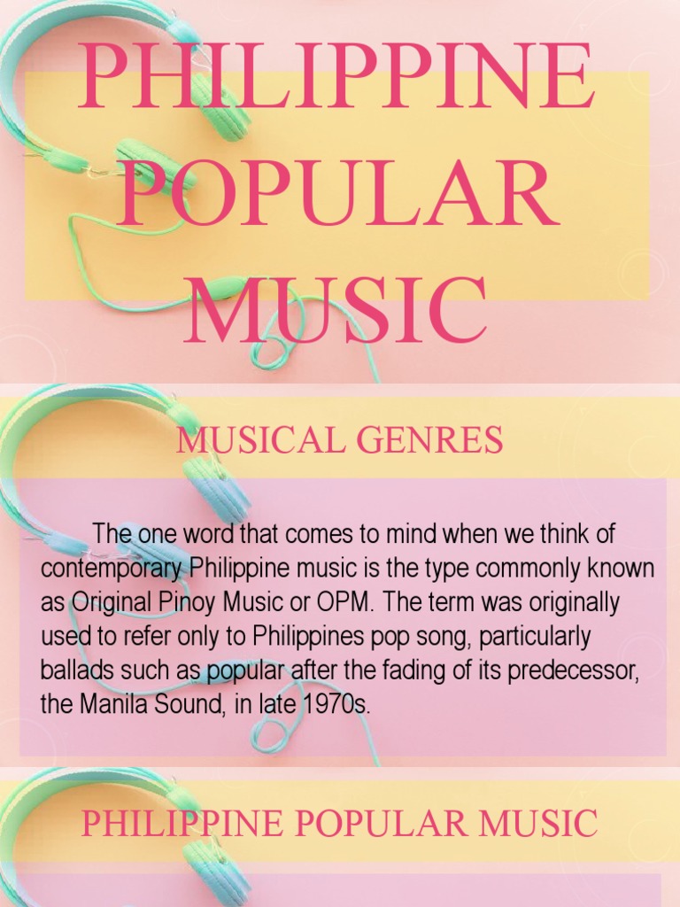 Overview of Philippine Popular Music | PDF | Performing Arts | Philippines