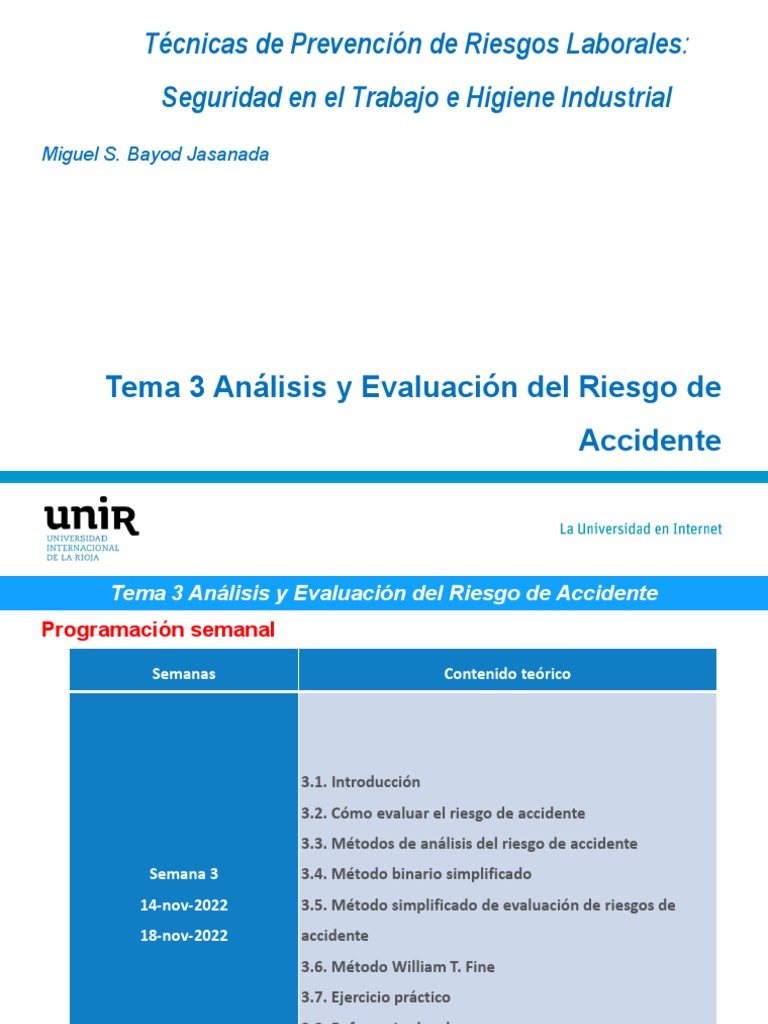 5744 03 Anal y Eval Riesgo Acc-3 | PDF | Seguridad y salud ocupacional ...