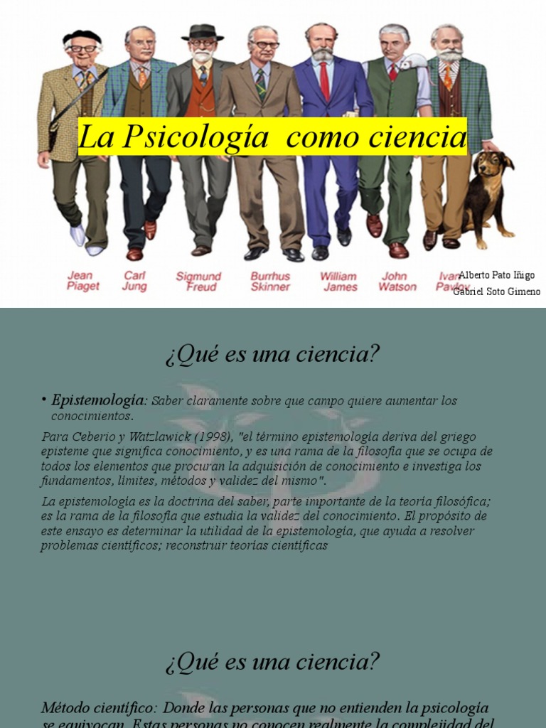 La Psicologia Como Ciencia | PDF