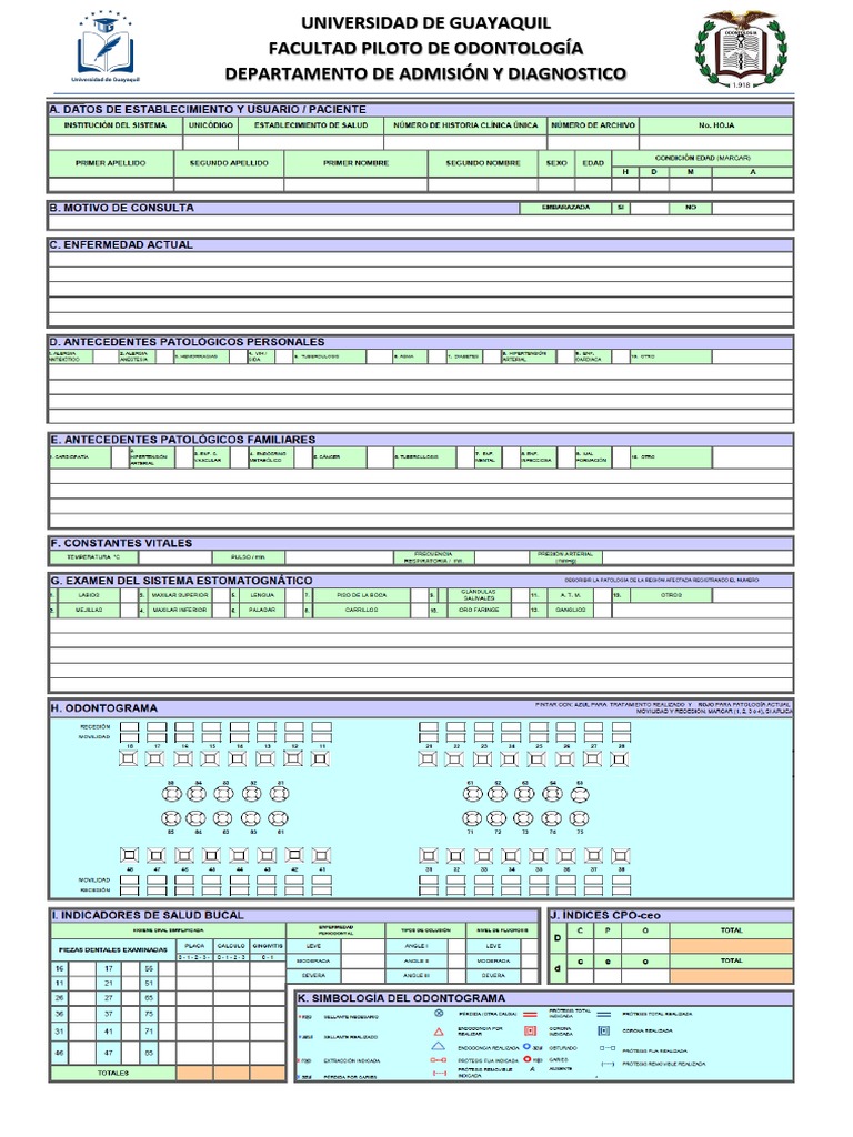 Historia Clinica 033 | PDF