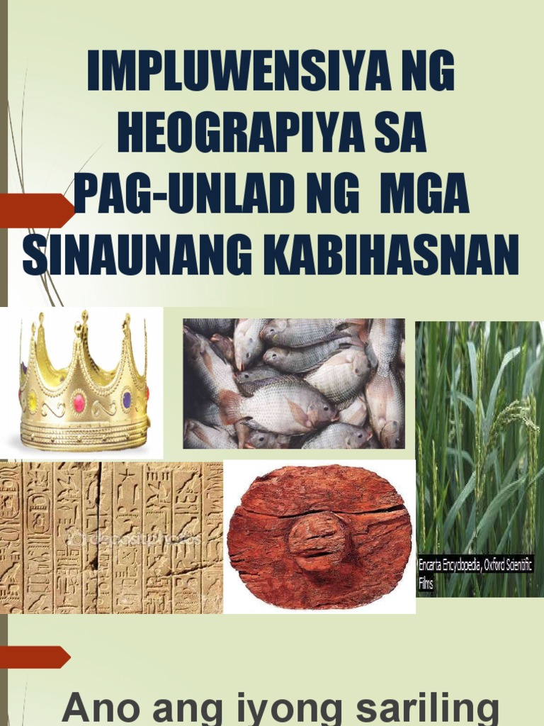 PDF Impluwensya NG Heograpiya | PDF