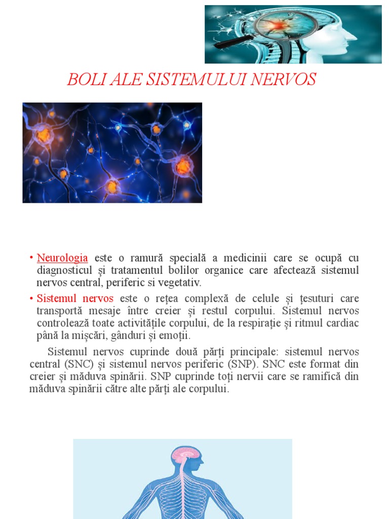 Boli Ale Sistemului Nervos | PDF