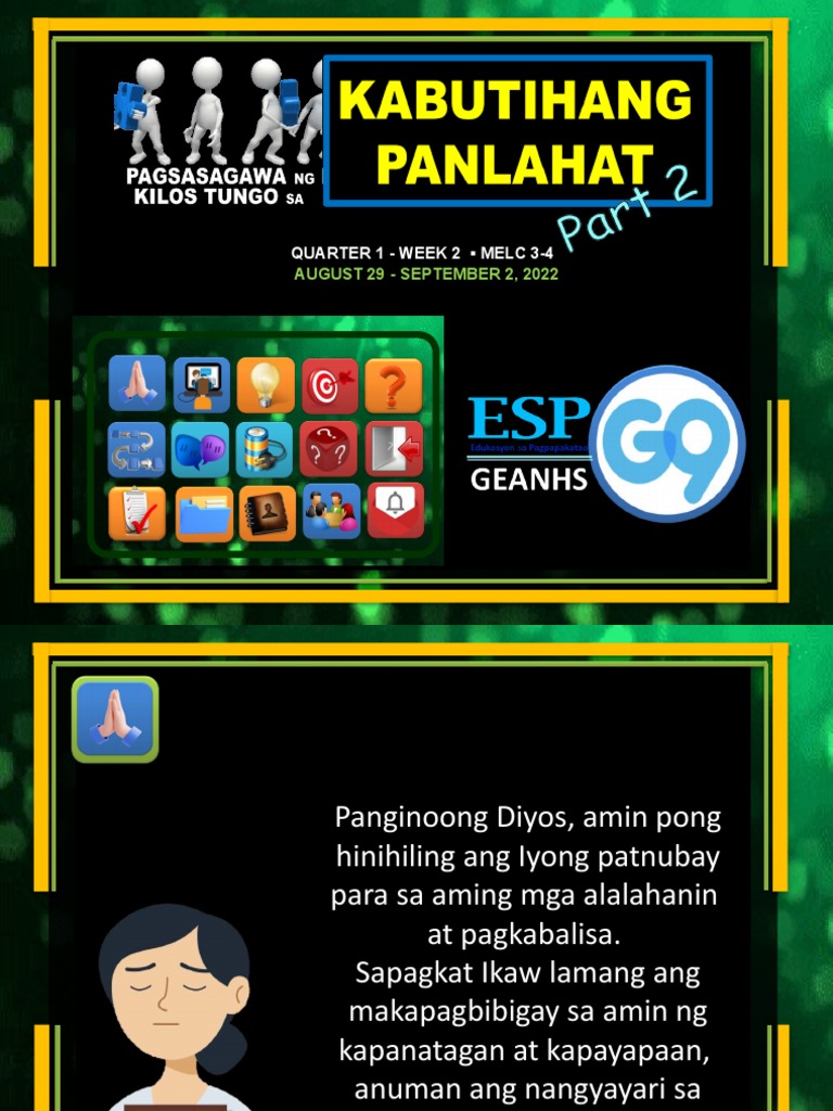 Esp G9 Q1 W2 Melc03-04 Lachica Sy 2022-2023 | PDF