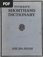 Pitman's Shorthand | PDF