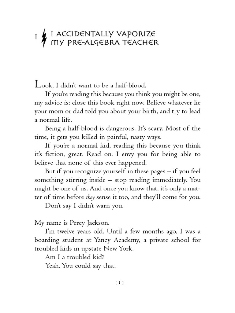 A15 PercyJackson Riordan Extract1 | PDF