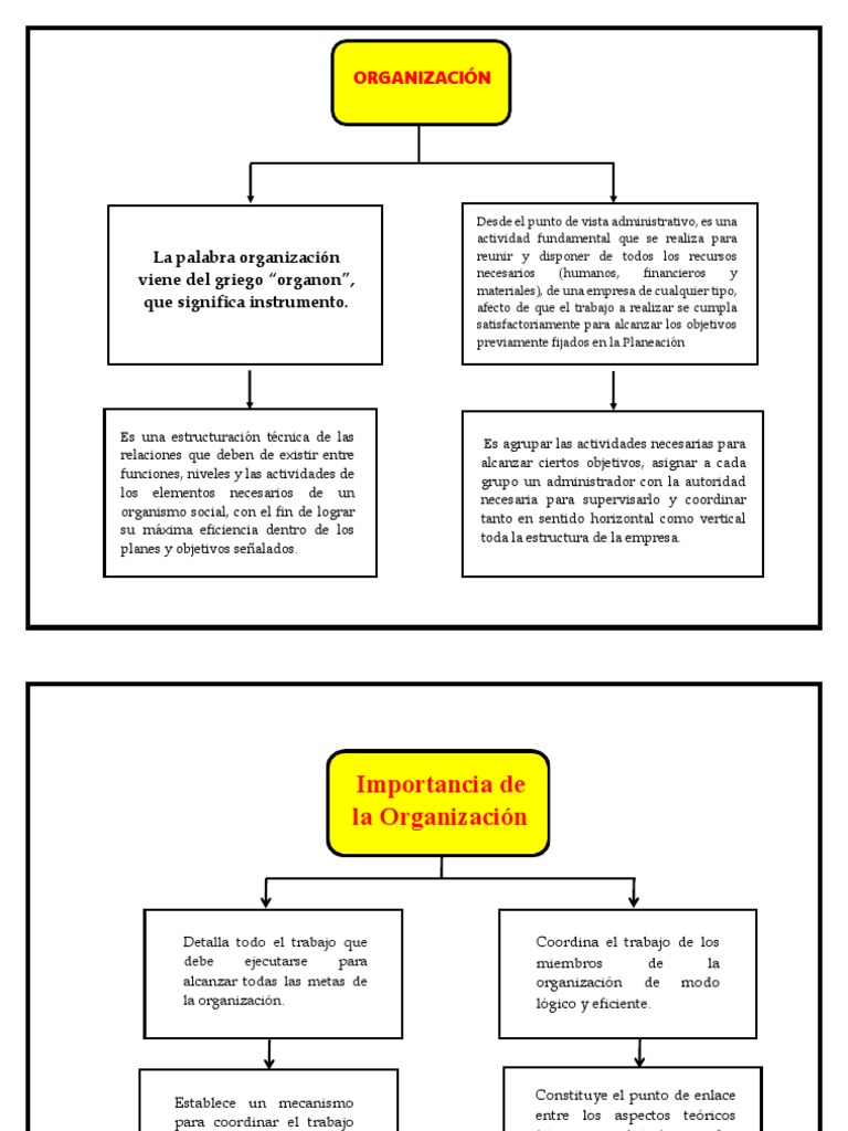 Esquemas Organizacion | PDF