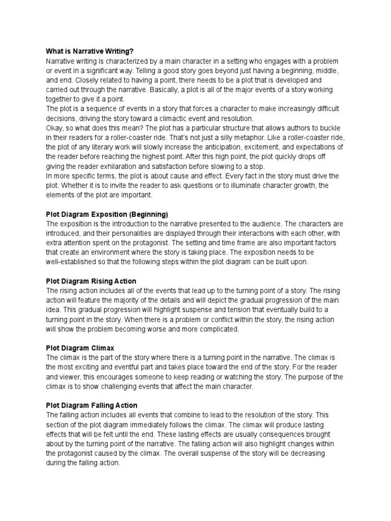 What Is Narrative Writing | Download Free PDF | Plot (Narrative) | Narrative