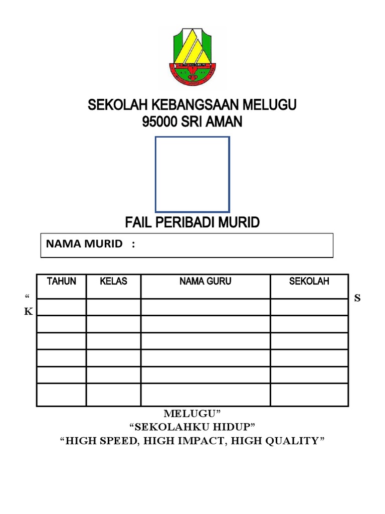 Fail Peribadi Murid | PDF