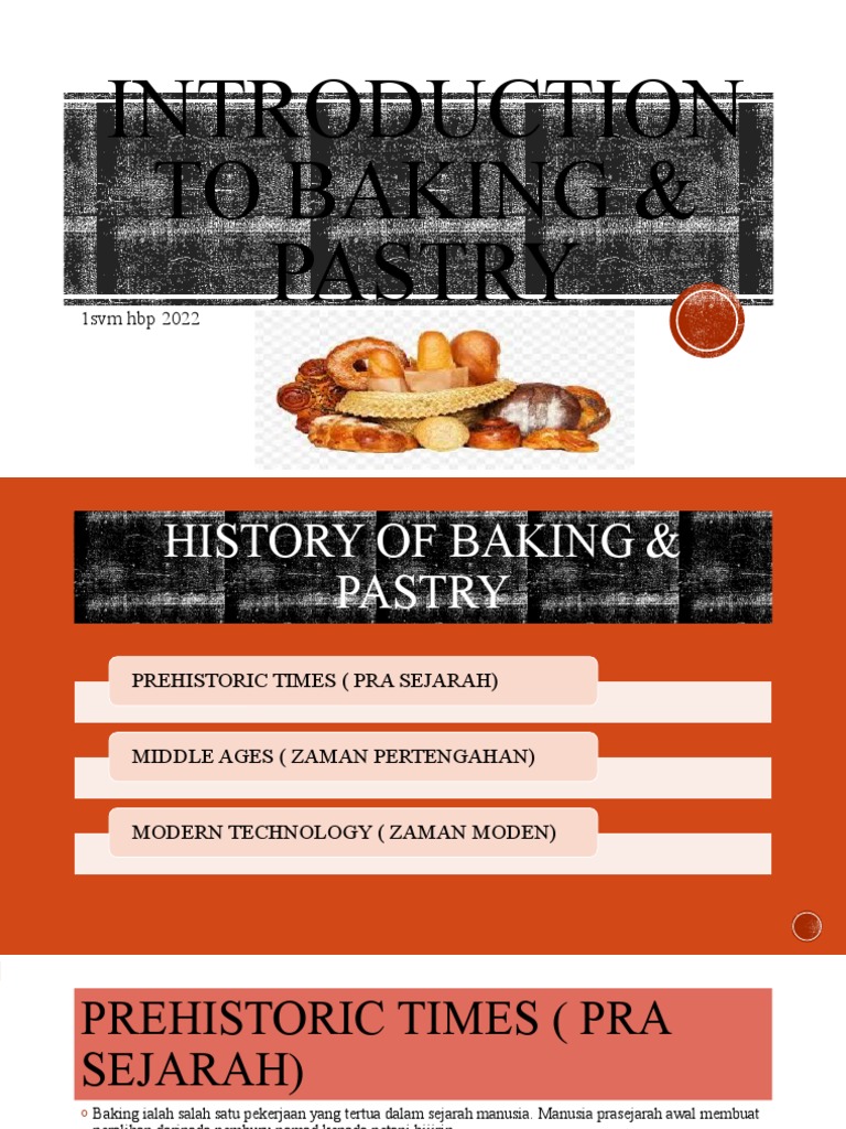Introduction To Baking & Pastry 1svm22 | PDF