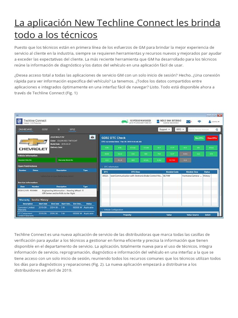 La aplicación New Techline Connect les brinda todo a los técnicos | PDF | Software de la ...