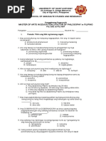 FILIPINO Test Paper | PDF