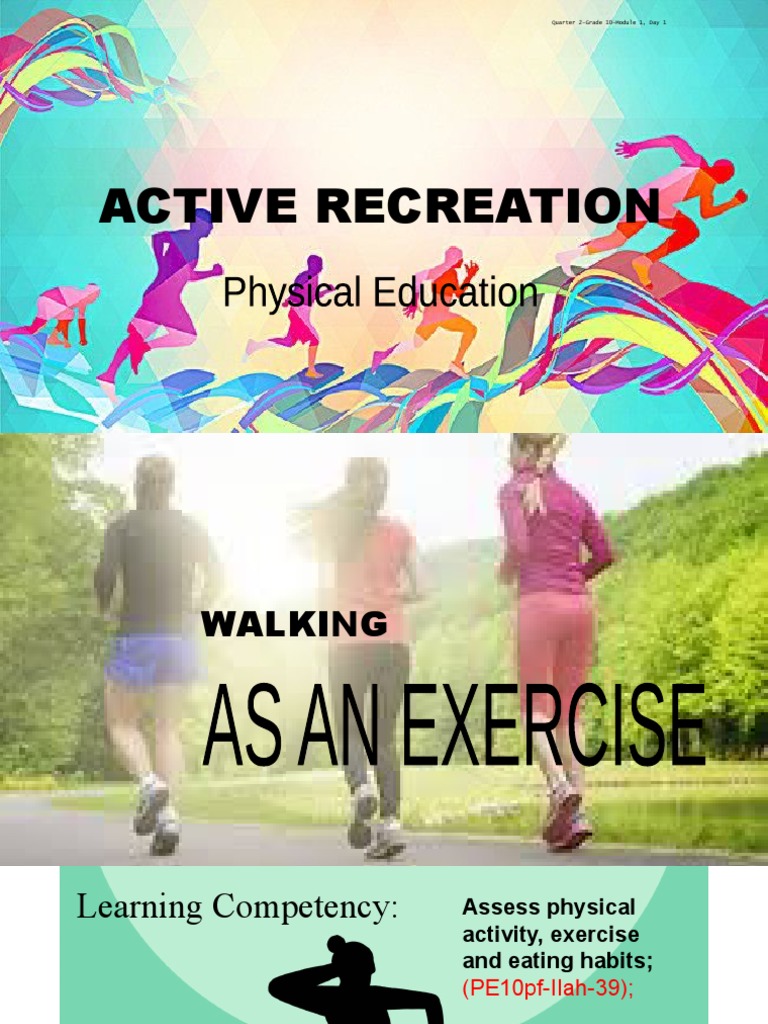 Walking Benefits in PE 10 Module 1 | PDF | Cholesterol | Physical Fitness