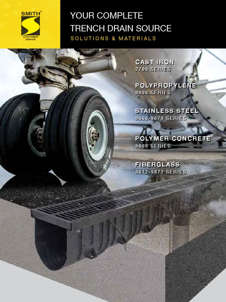 JR - Trench Drain Brochure | PDF | Storm Drain | Building Materials
