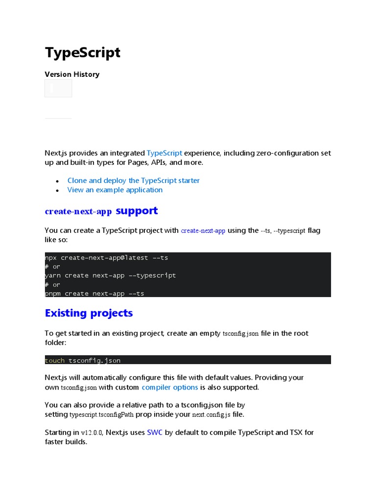 Type Script Pdf Computer Science Computer Programming