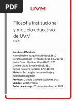 Filosofía de UVM | PDF | Inclusión (Educación)