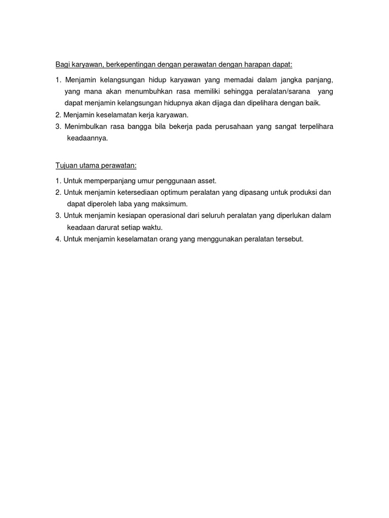 2c Handout Perawatan Dan Perbaikan Mesin 1 77 5 | PDF