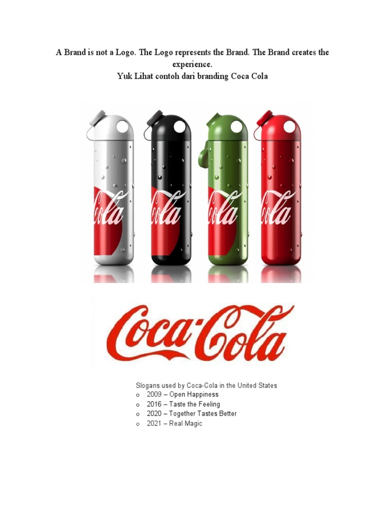 Branding Coca Cola | PDF | Coca Cola | Brand