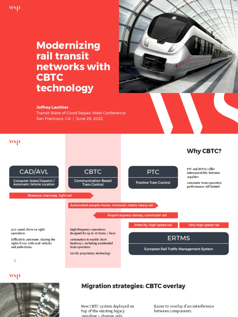 Modernizing Rail Transit Networks With CBTC Technology | PDF | Ultra Wideband | Rapid Transit