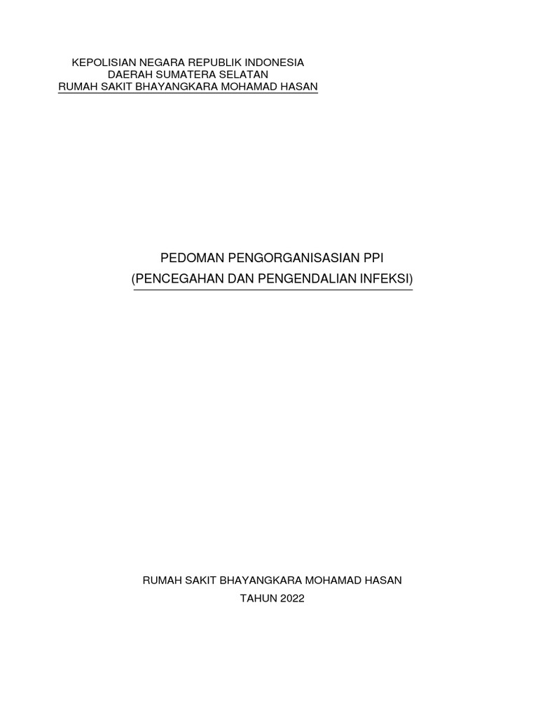 2 Pedoman Pengorganisasian Ppi | PDF