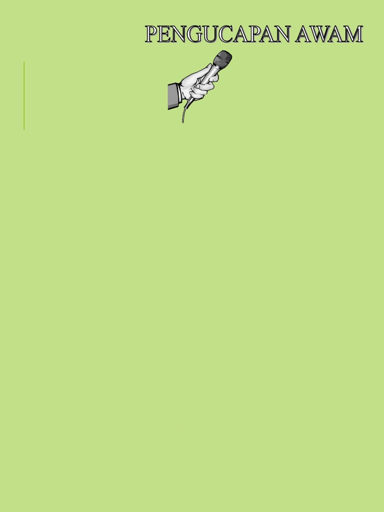 Pengucapan Awam Dan Penyampaian Berkesan | PDF