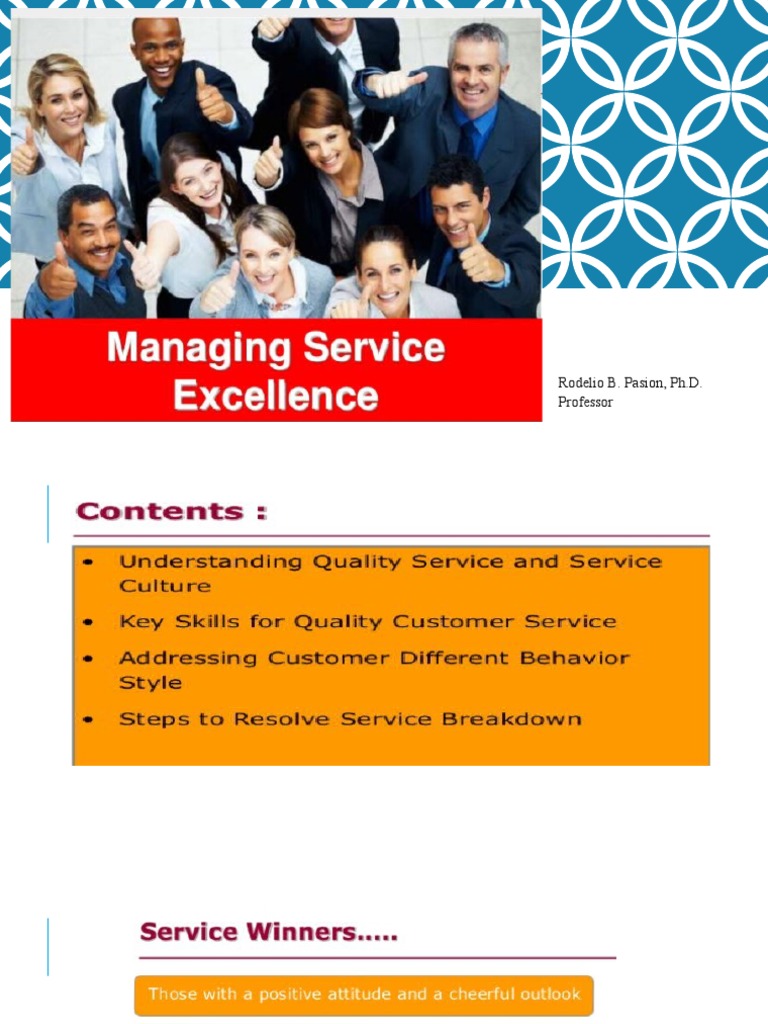 Global Trends in Service Excellence | PDF