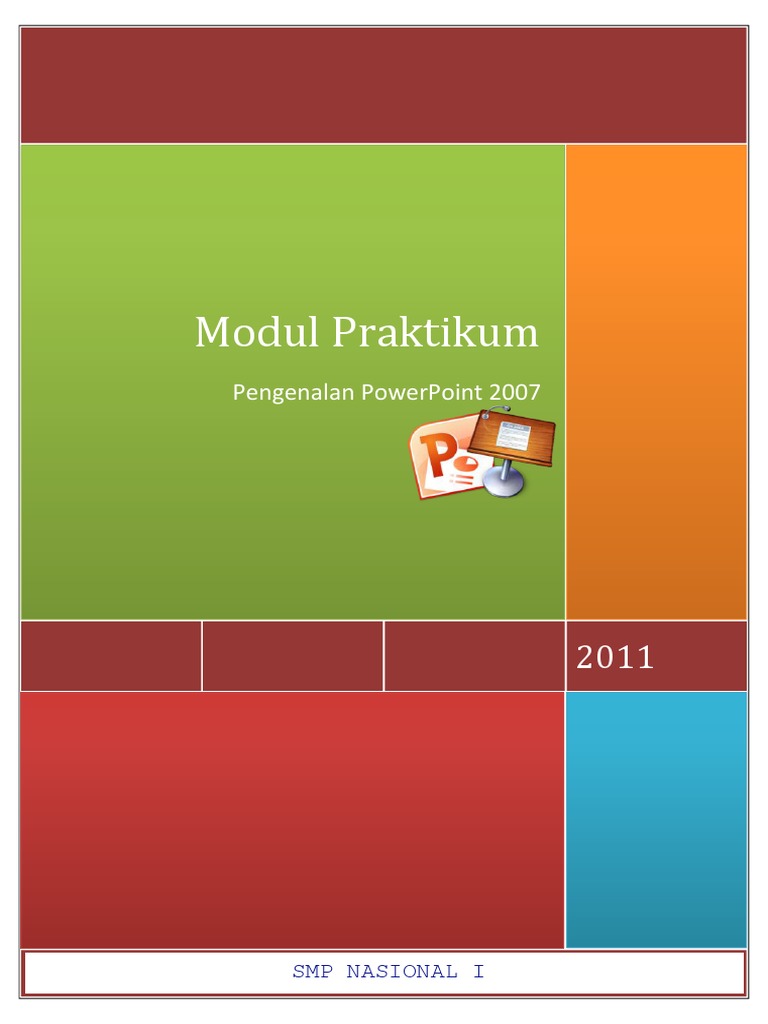 Adoc - Pub - Modul Praktikum Pengenalan Powerpoint 2007 SMP Nas | PDF