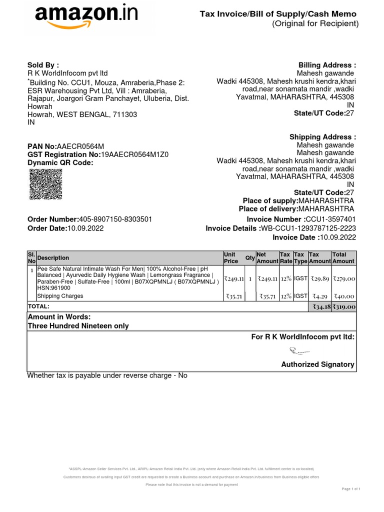 Invoice | PDF | Invoice | Taxation