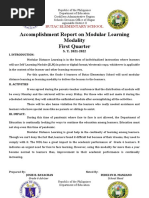 Parent Orientation Narrative Report | PDF | Teachers | Learning