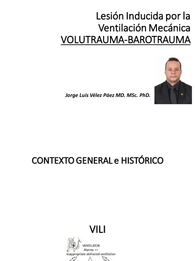 Exposición Barotraumo-Volutrauma SOPEMI. | PDF