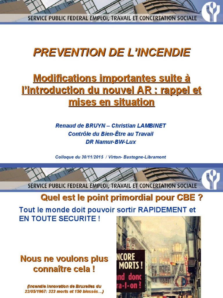 Prevention de L'Incendie | PDF | Prophylaxie | Sécurité