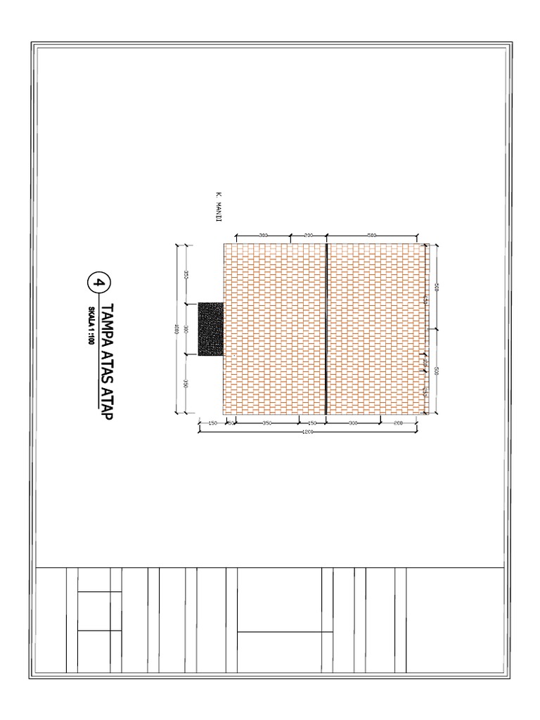 4 Tampak Atas Atap | PDF