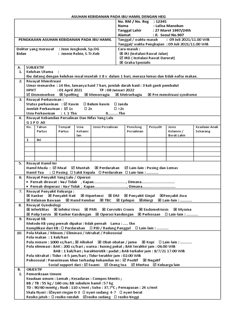 Kel 1 Askeb HEG | PDF