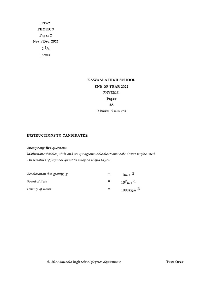 F3 Phy Musa | PDF | Light | Reflection (Physics)