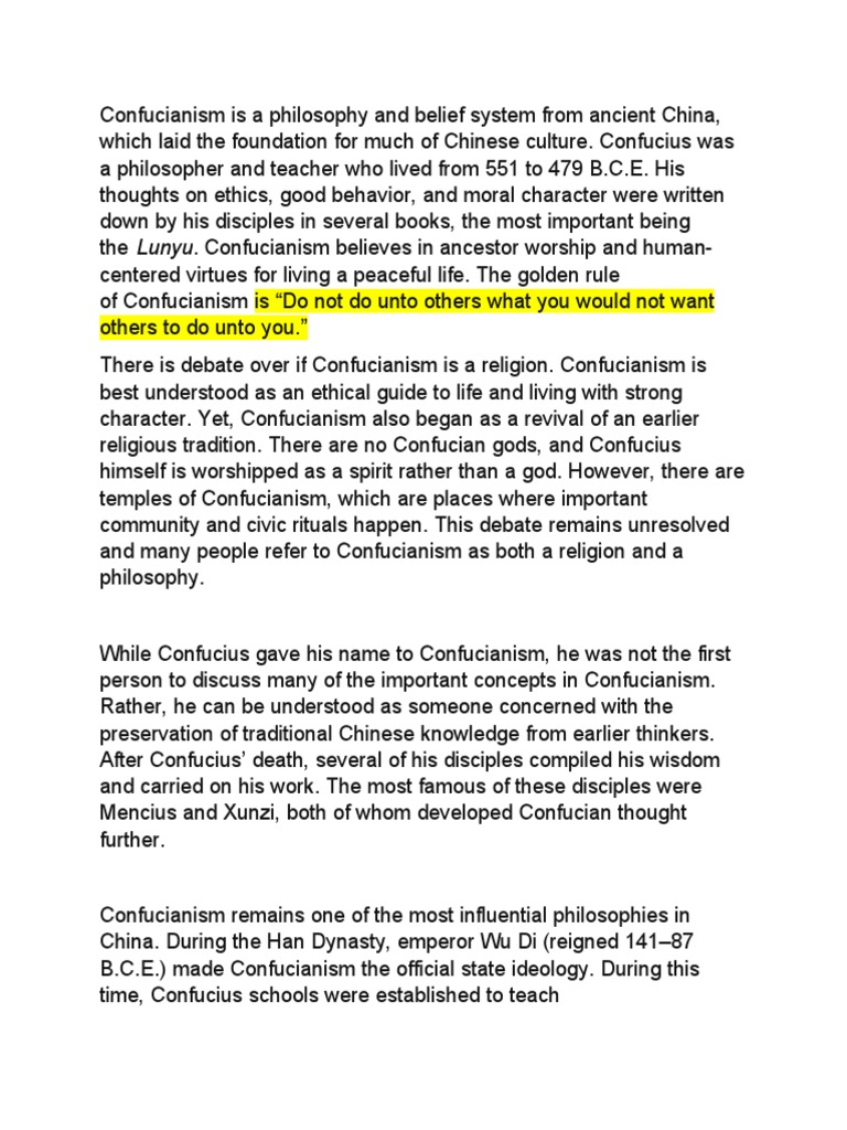 Confucianism | Download Free PDF | Confucianism | Analects