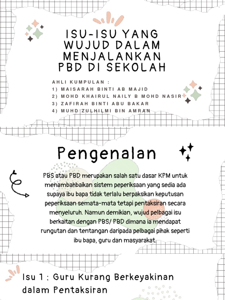 Isu PBD Kump 4 | PDF