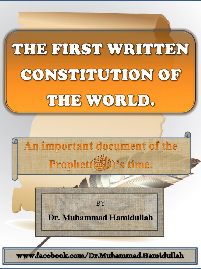 The First Written Constitution of The World | PDF | Muhammad | Medina
