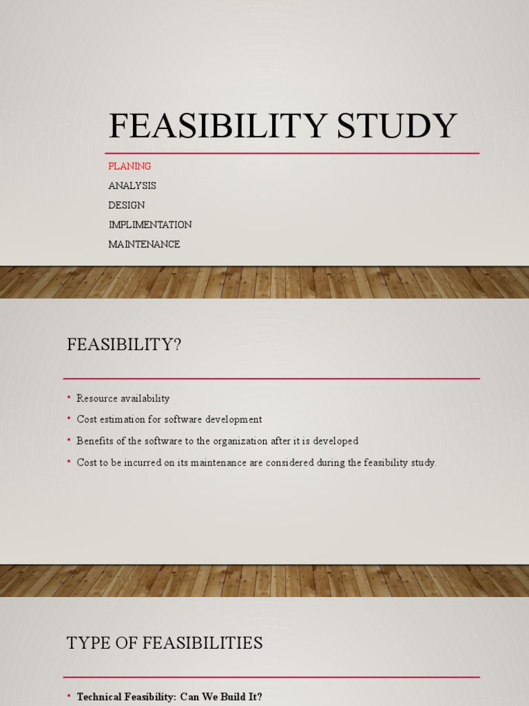 Feasibility Study | PDF | Feasibility Study | Software Development