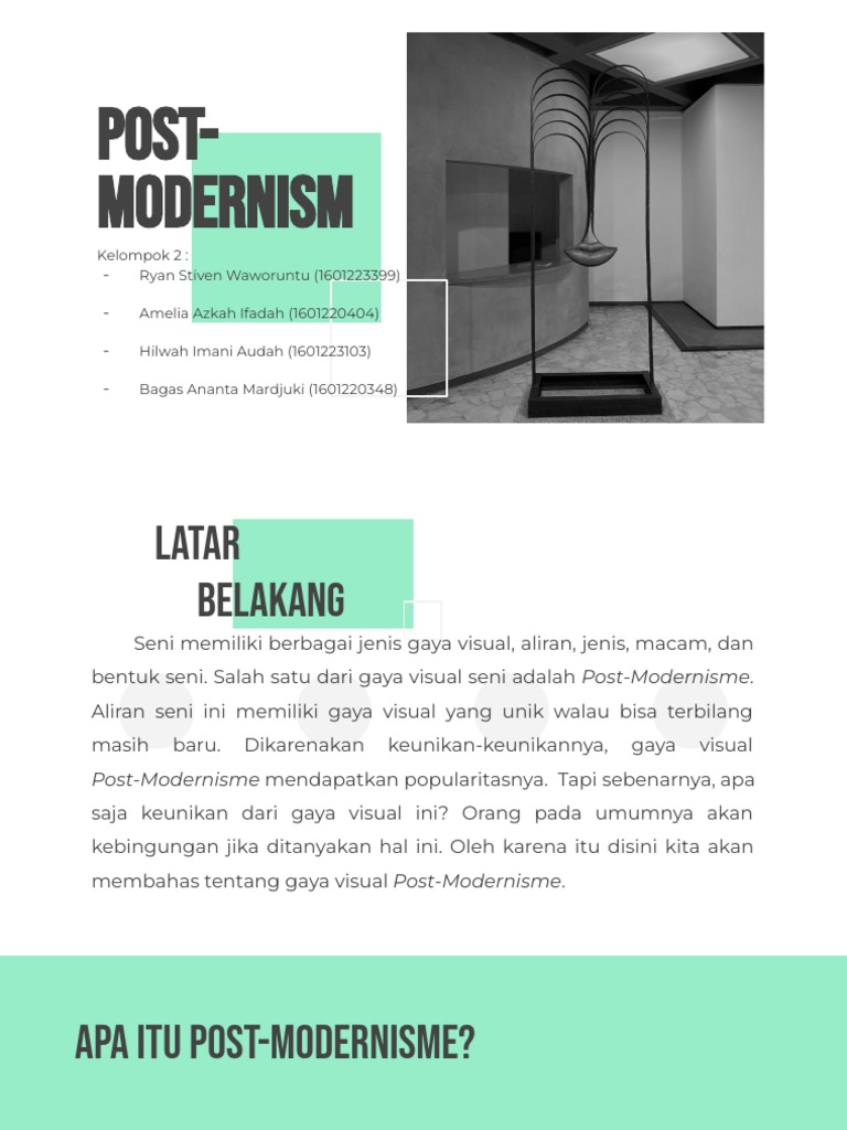 Post Modernism | PDF
